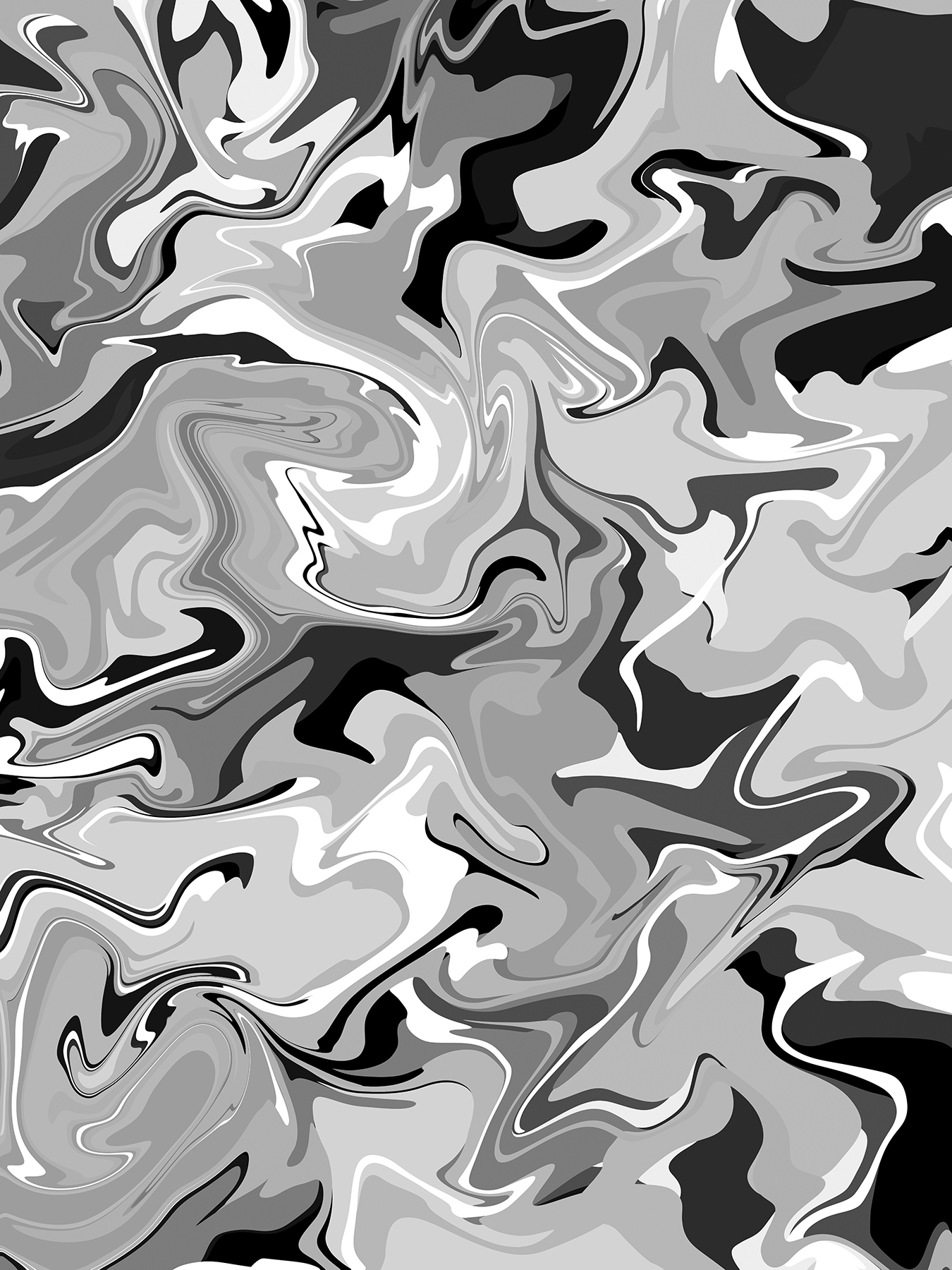 Liquid Painting 7 BW - Picture Framing Unlimited, LLC.